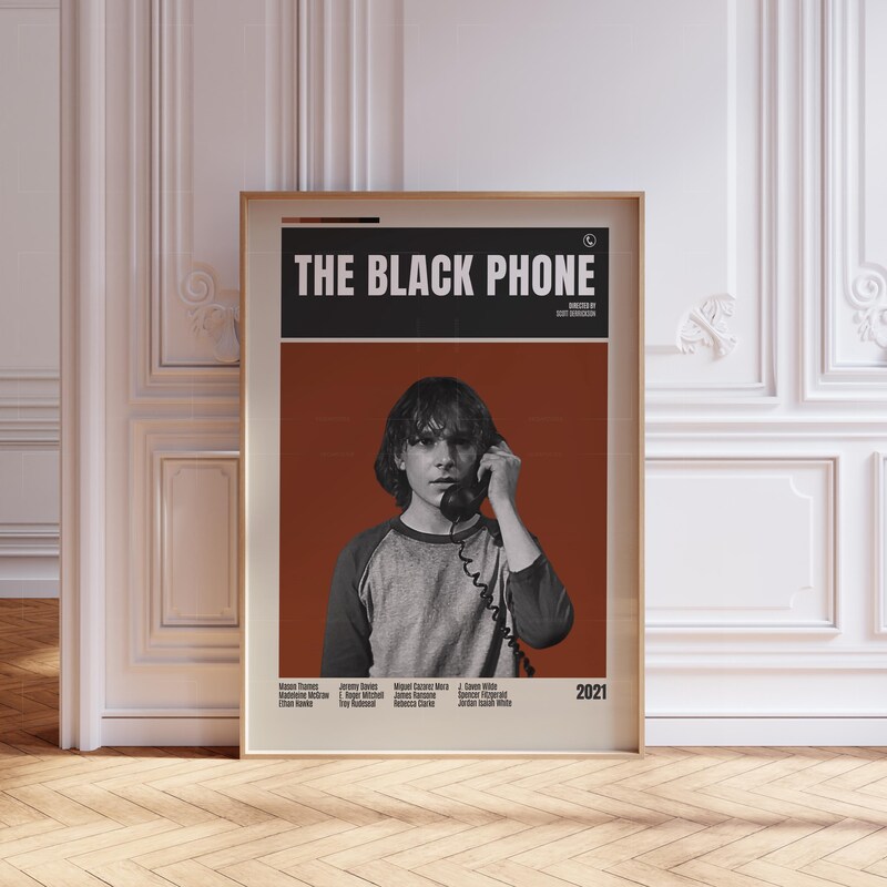 The Black Phone Mask - Etsy