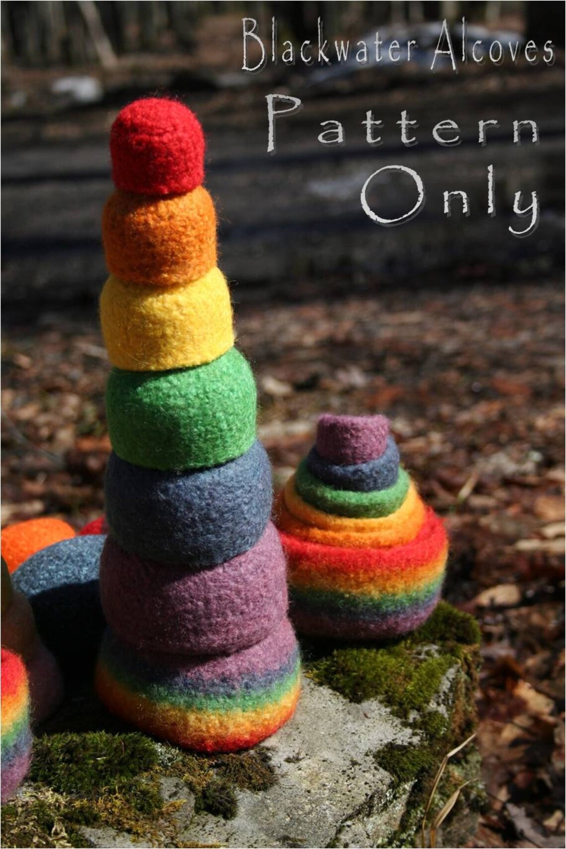 Felted Rainbow Nesting & Stacking Bowls - CROCHET PATTERN Only ...