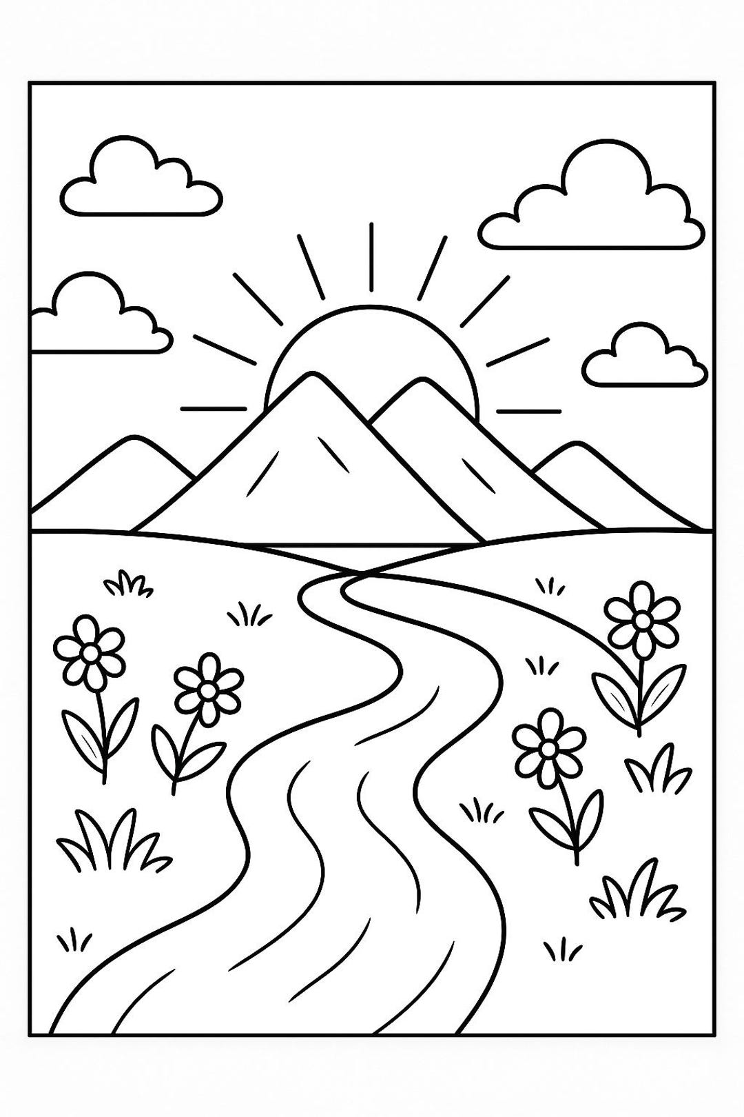 Página para colorear para niños - Etsy España