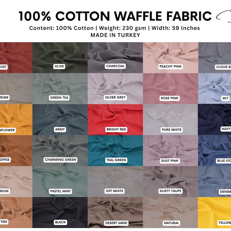 Baby Blanket Waffle Pique - Etsy