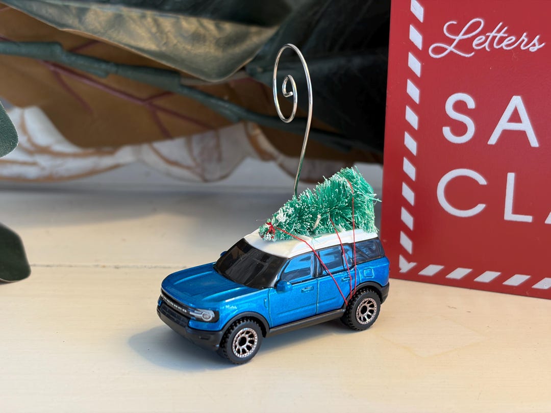 Blue Ford Bronco Sport Holiday Christmas Tree Ornament - Etsy