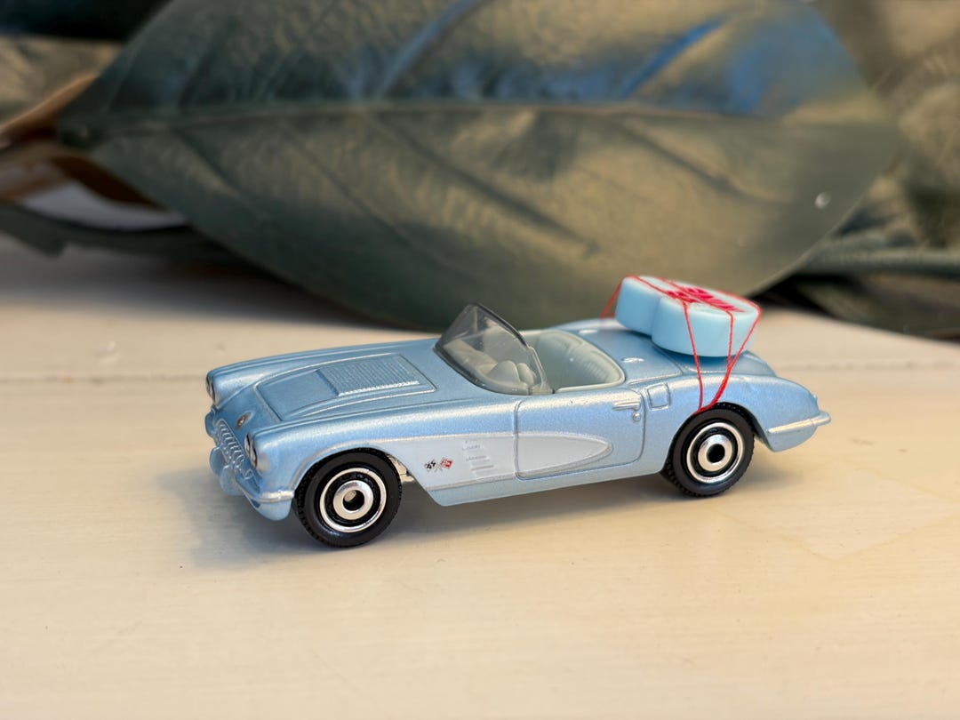 1958 Chevrolet Corvette Be Mine Valentine Gift - Etsy