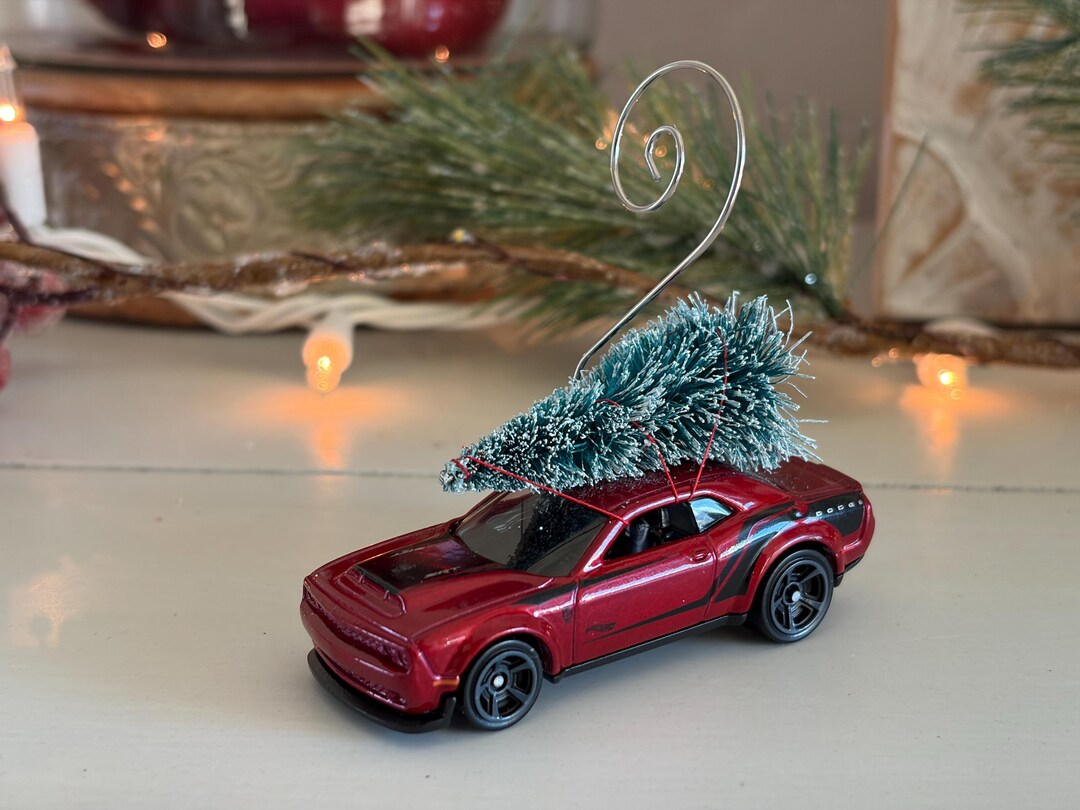 Dodge Challenger SRT Demon Holiday Christmas Tree Ornament - Etsy