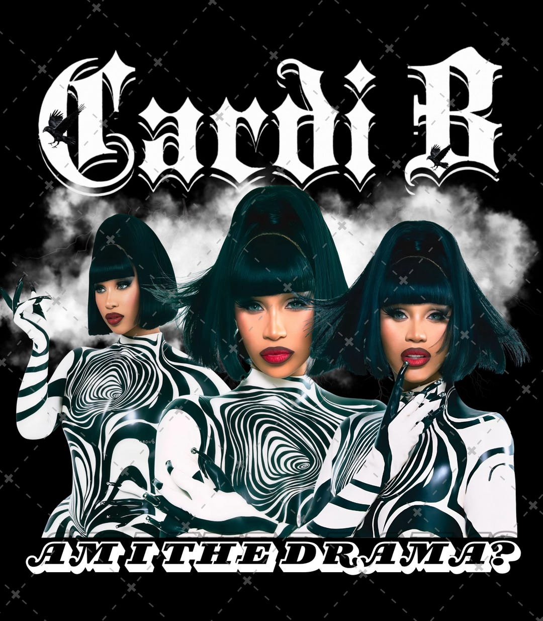 Cardi B Fan Art PNG File: Am I the Drama? (digital Download) - Etsy