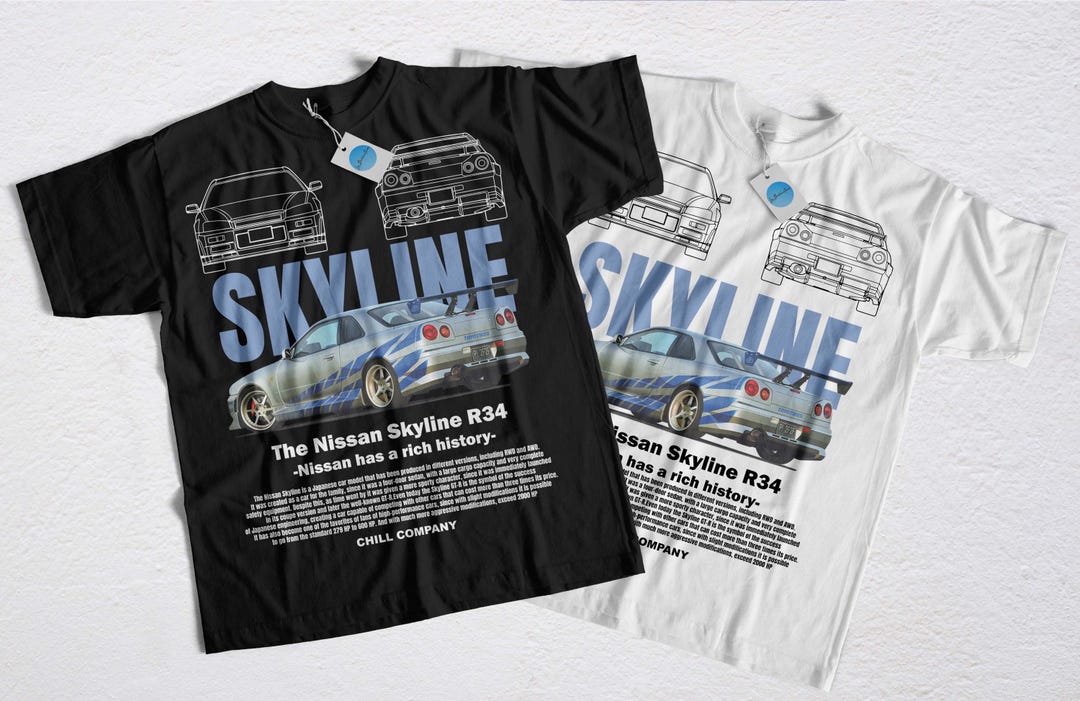 DISEÑO Skyline GTR R34 Fast and Furious - Etsy México