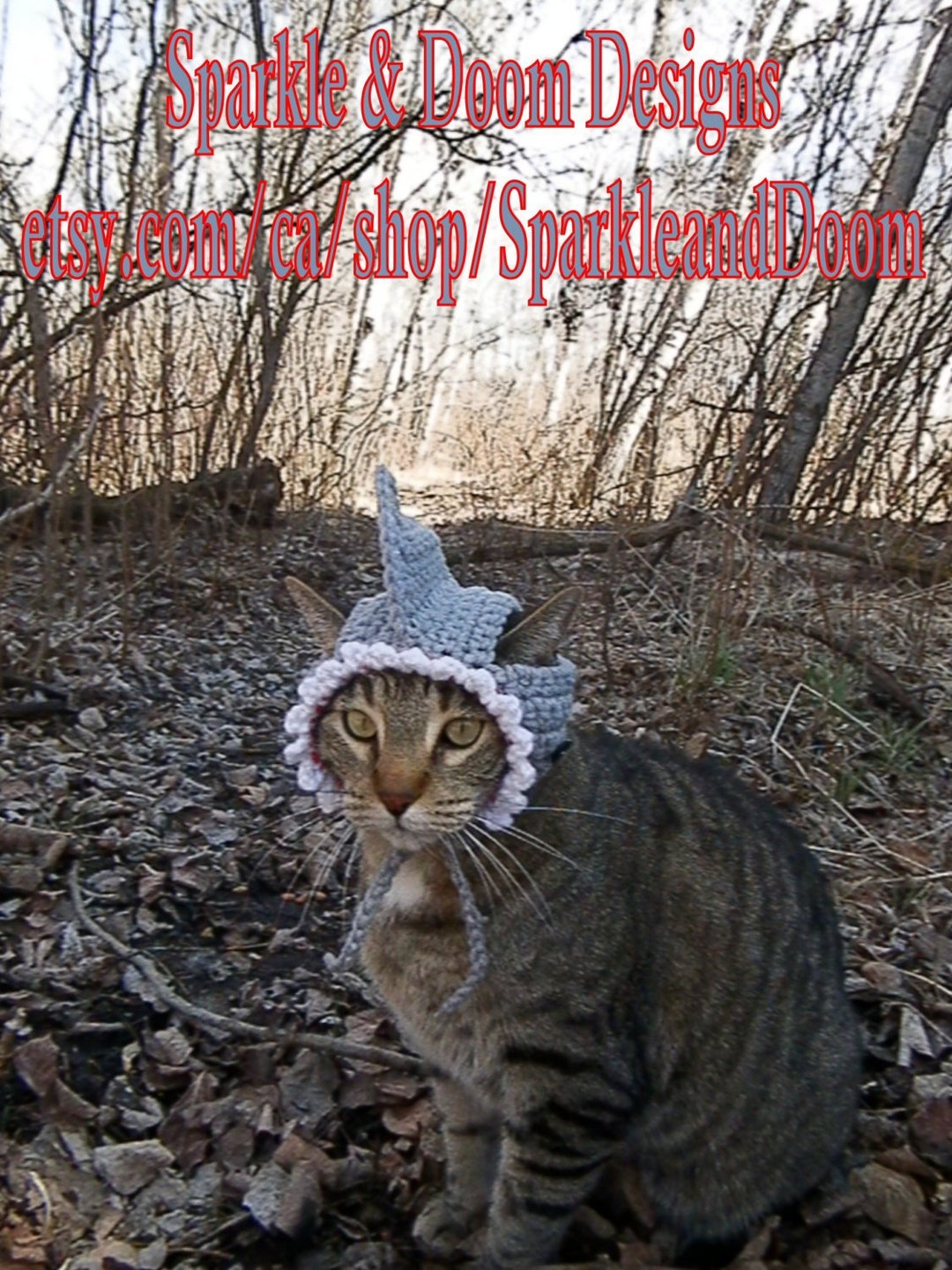 Shark Cat Hat, Pet Costume MADE TO ORDER - Etsy