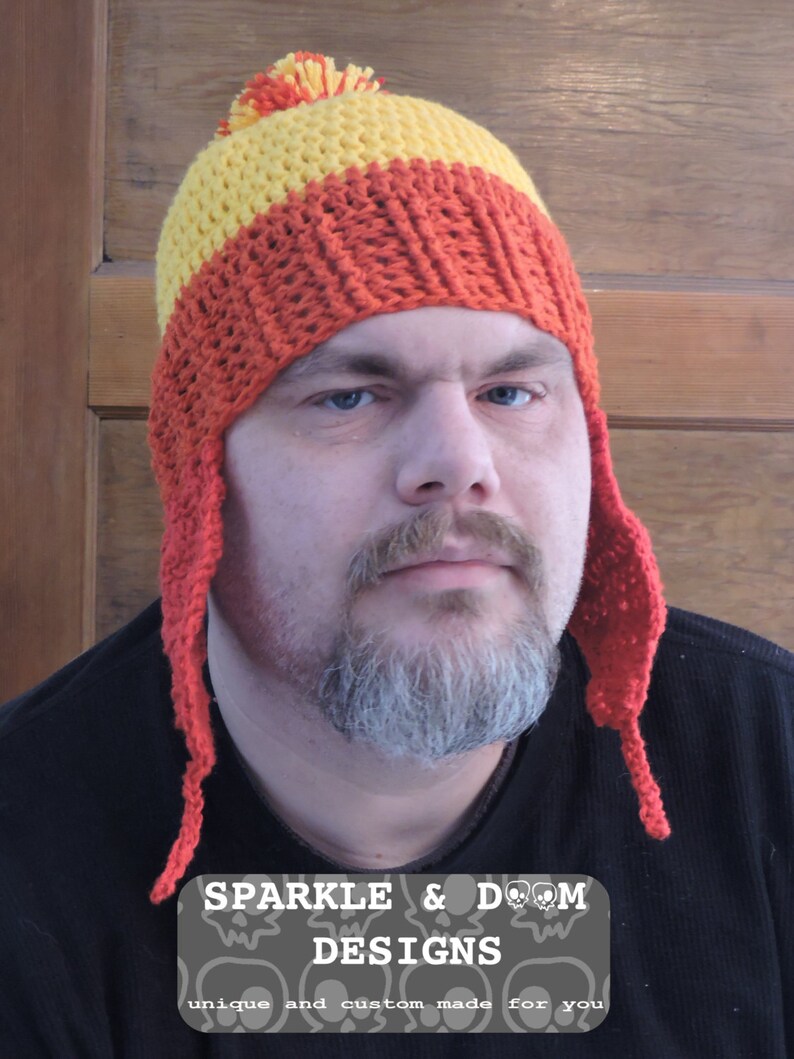 Tri-colour Toque Orange Yellow & Red MADE TO ORDER Jayne - Etsy