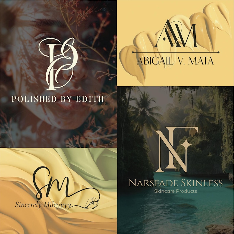Custom Logo Design | Luxury Minimalist Initial Logo | Custom Monogram ...