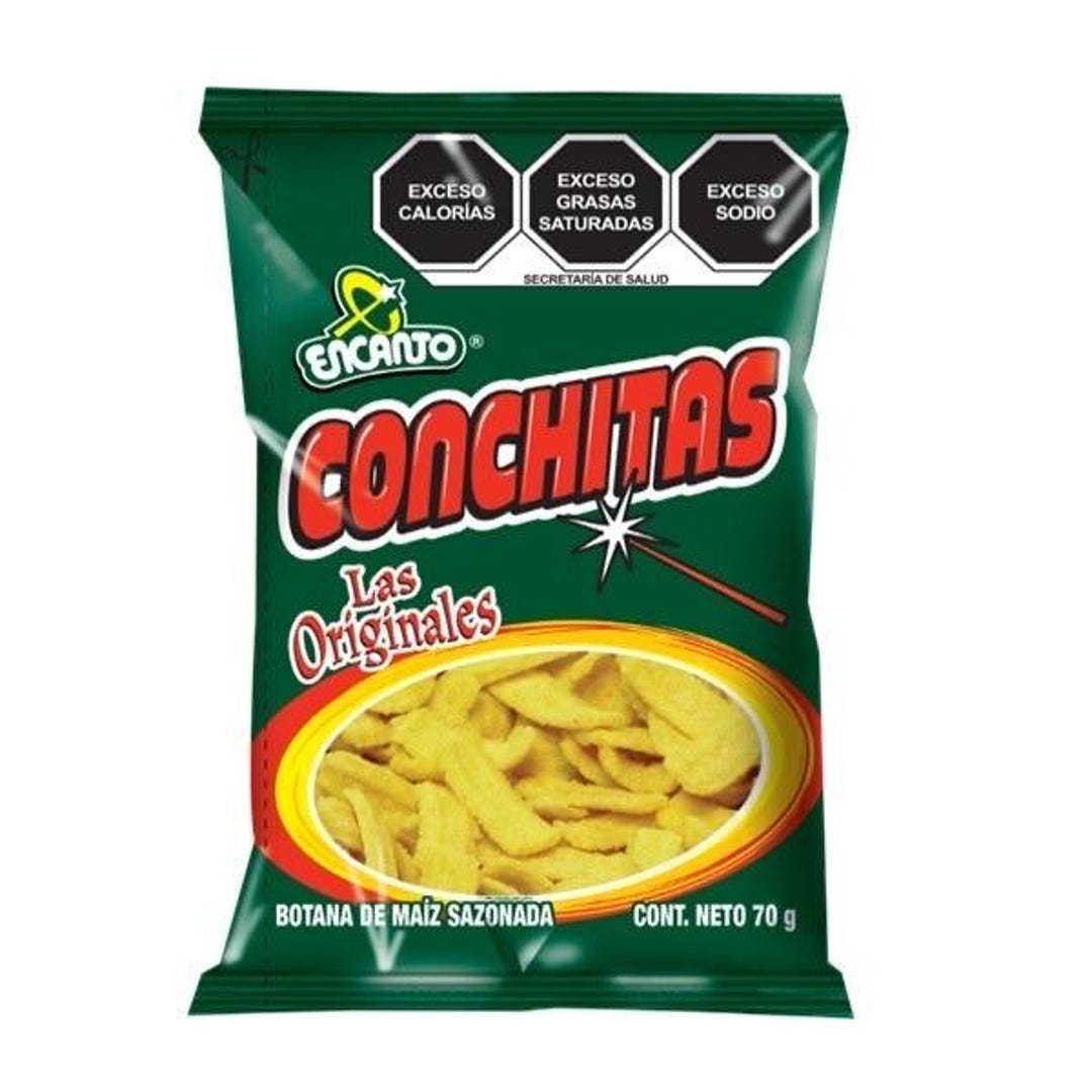 Conchitas Encanto Mexican Chips (box With 10 Bags) 65 Grams - Etsy
