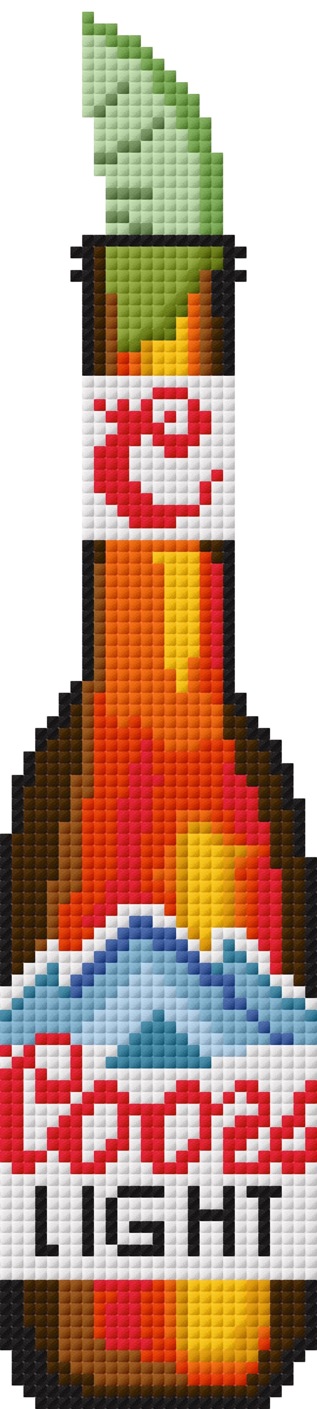 Coors Light With Lime Beer Bottle Needlepoint Chart - Etsy