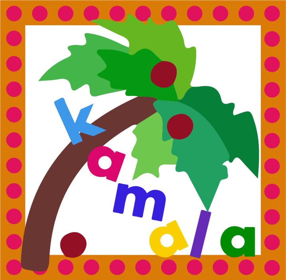 Kamala Coconut Tree Needlepoint Chart - Etsy