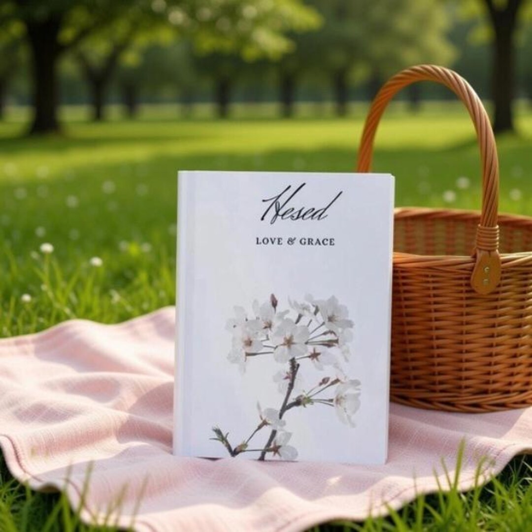 Hebrew Hesed Love and Grace Journal: Elegant Floral Hardcover Notebook ...