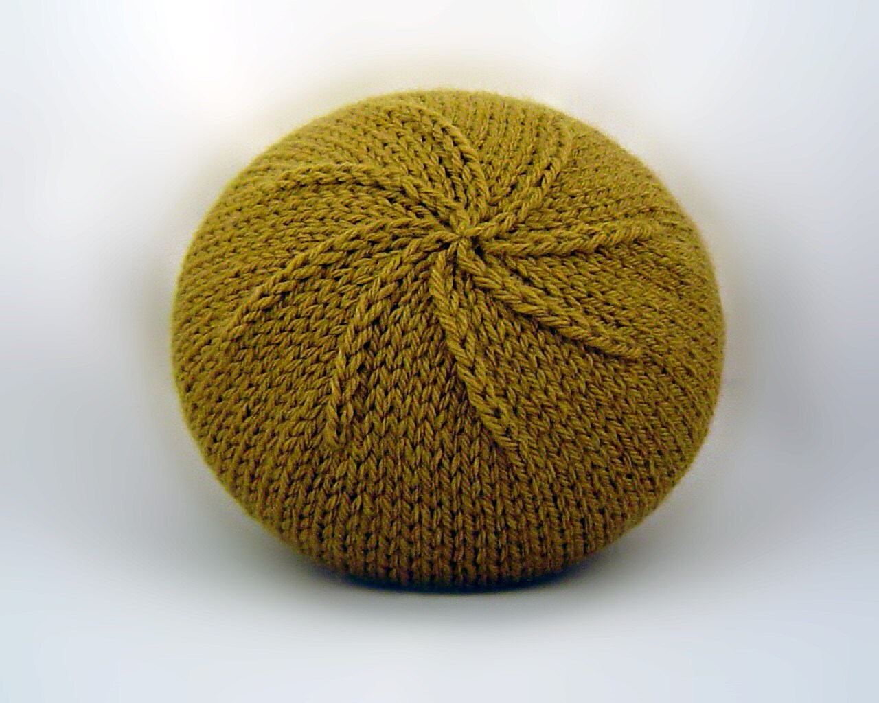 Knitting Pattern Braid Cable Band Beret H1010 Beanie Pill Box Hat - Etsy