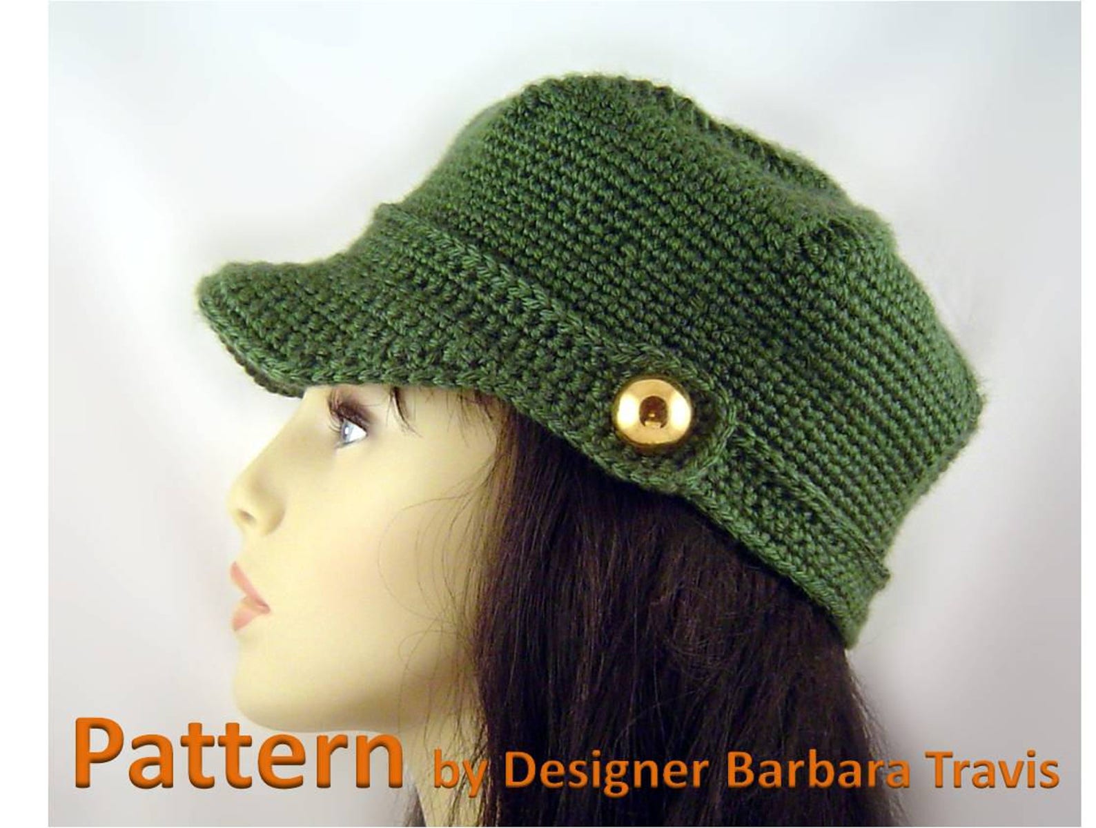 Crochet Pattern Pinwheel Newsboy Cap H1009 - Etsy