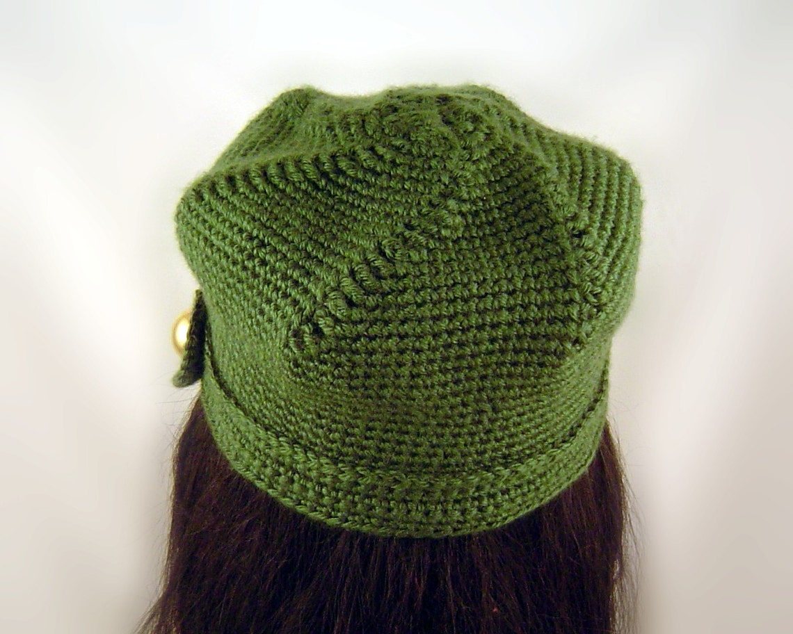 Crochet Pattern Pinwheel Newsboy Cap H1009 Engineer Hat - Etsy