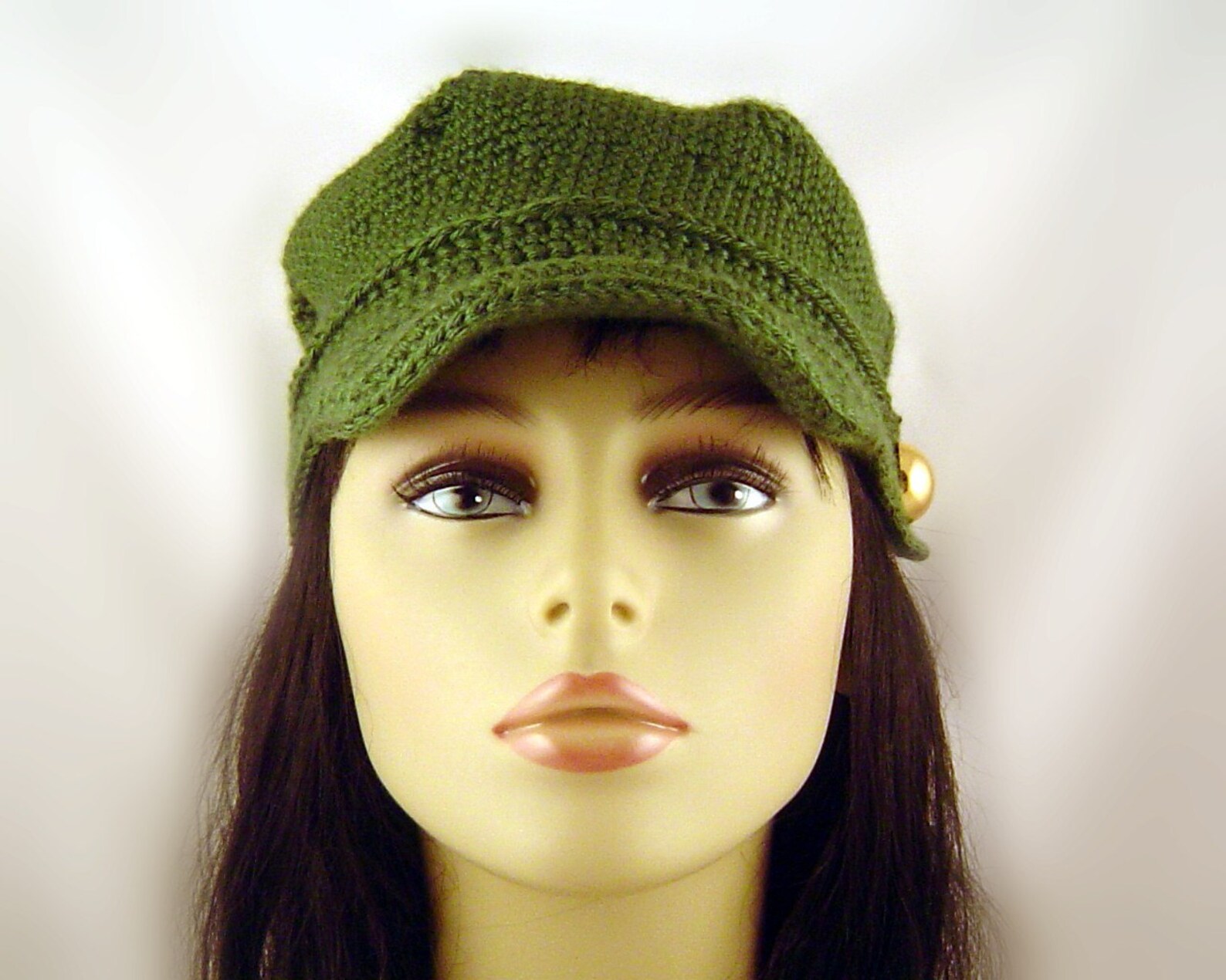 Crochet Pattern Pinwheel Newsboy Cap H1009 Engineer Hat - Etsy
