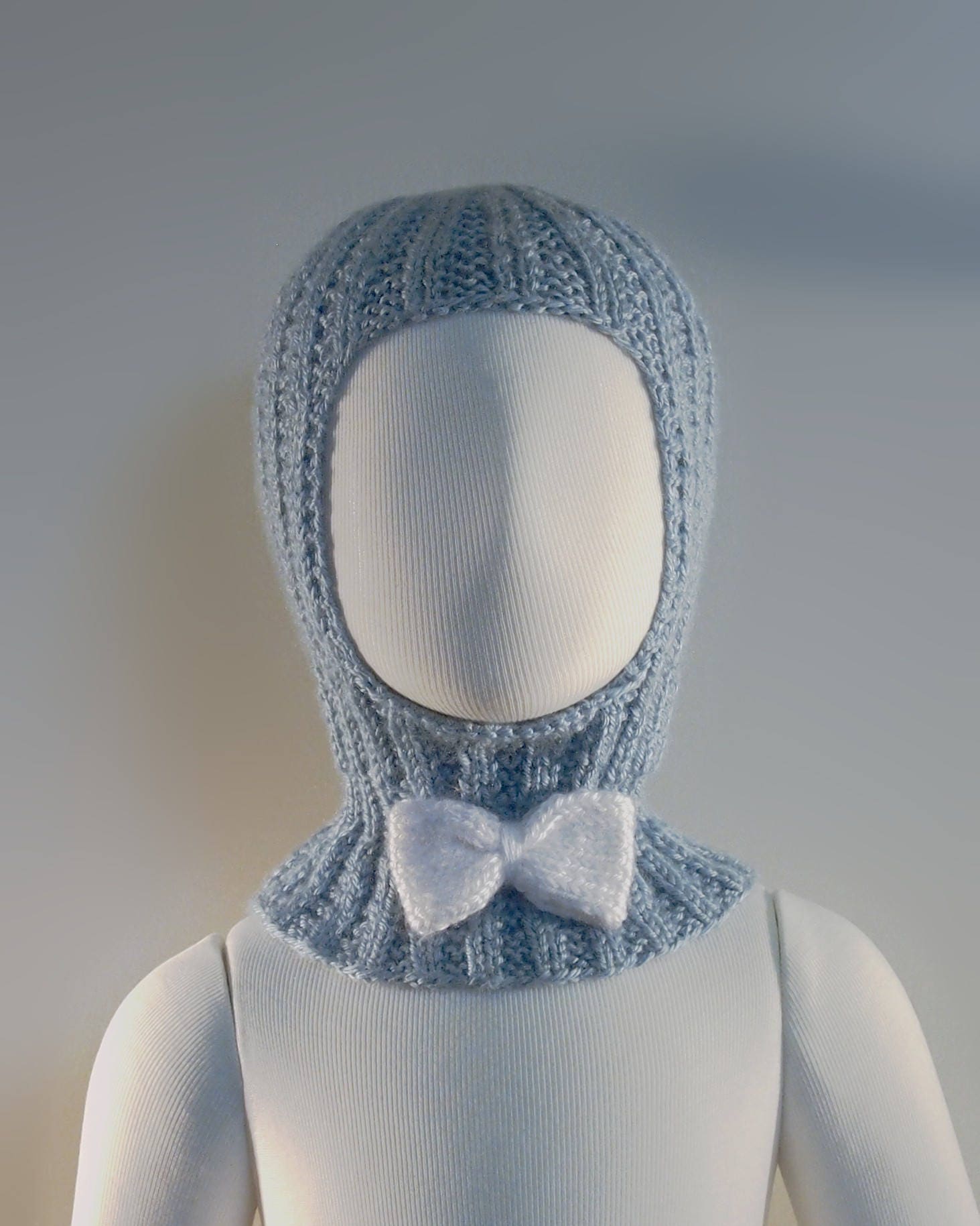 Knitting Pattern Toddler and Child Hood With Bow or Flower 2 Sizes Boy ...