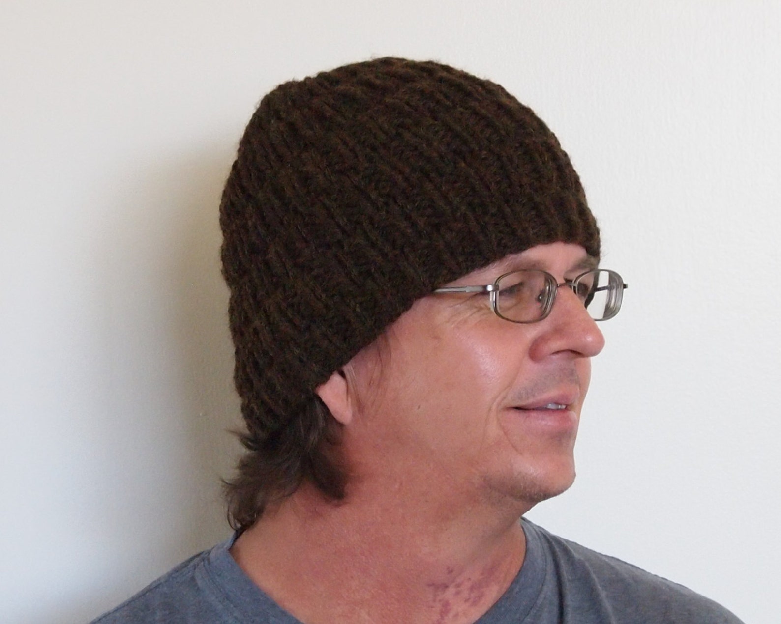 Knitting Pattern Tucked Rib Beanie Men’s and Women’s Sizes - Etsy