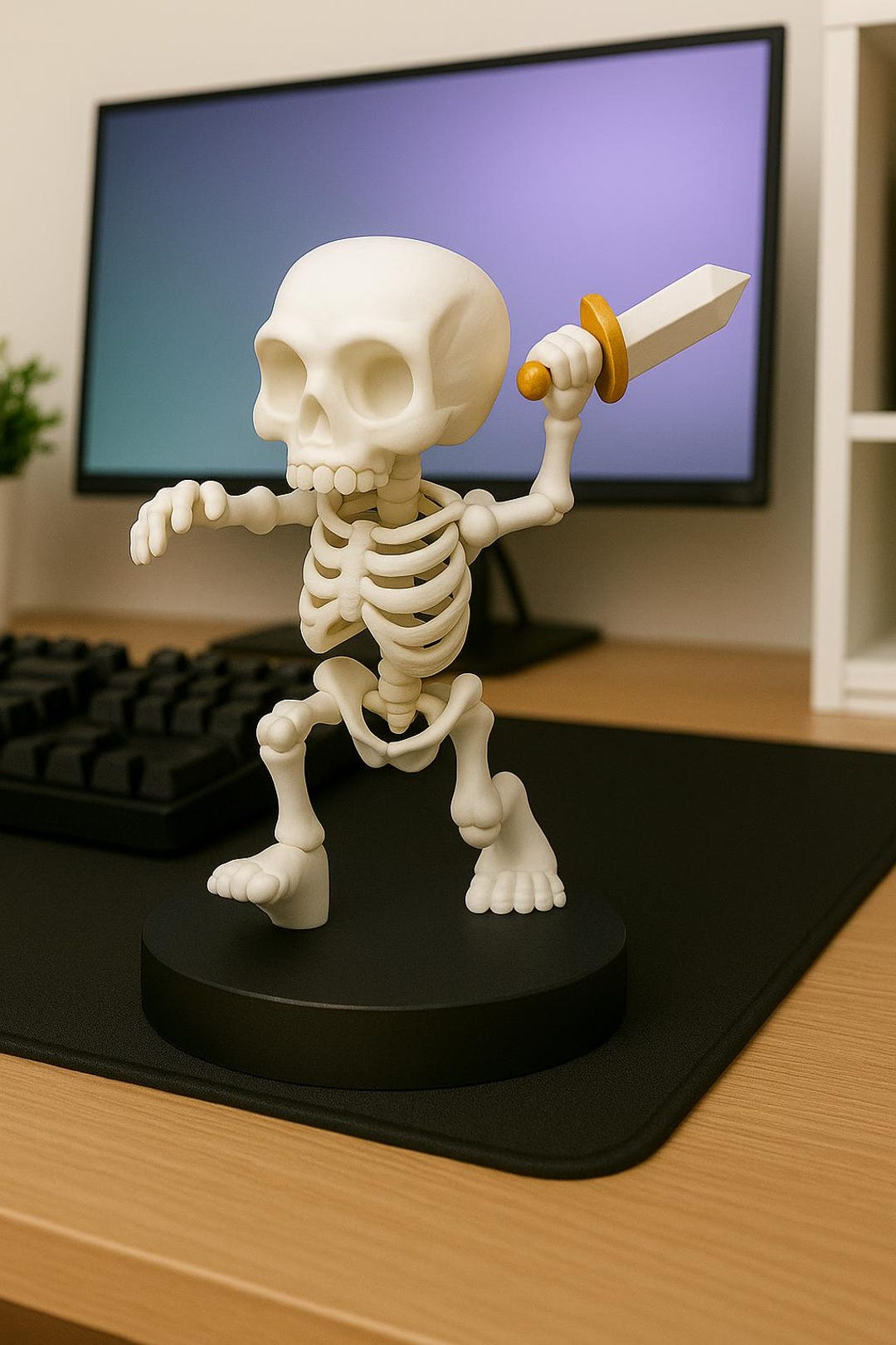 Giant Skeleton "larry" Figure | Clash Royale 3D Printed Display - Etsy ...