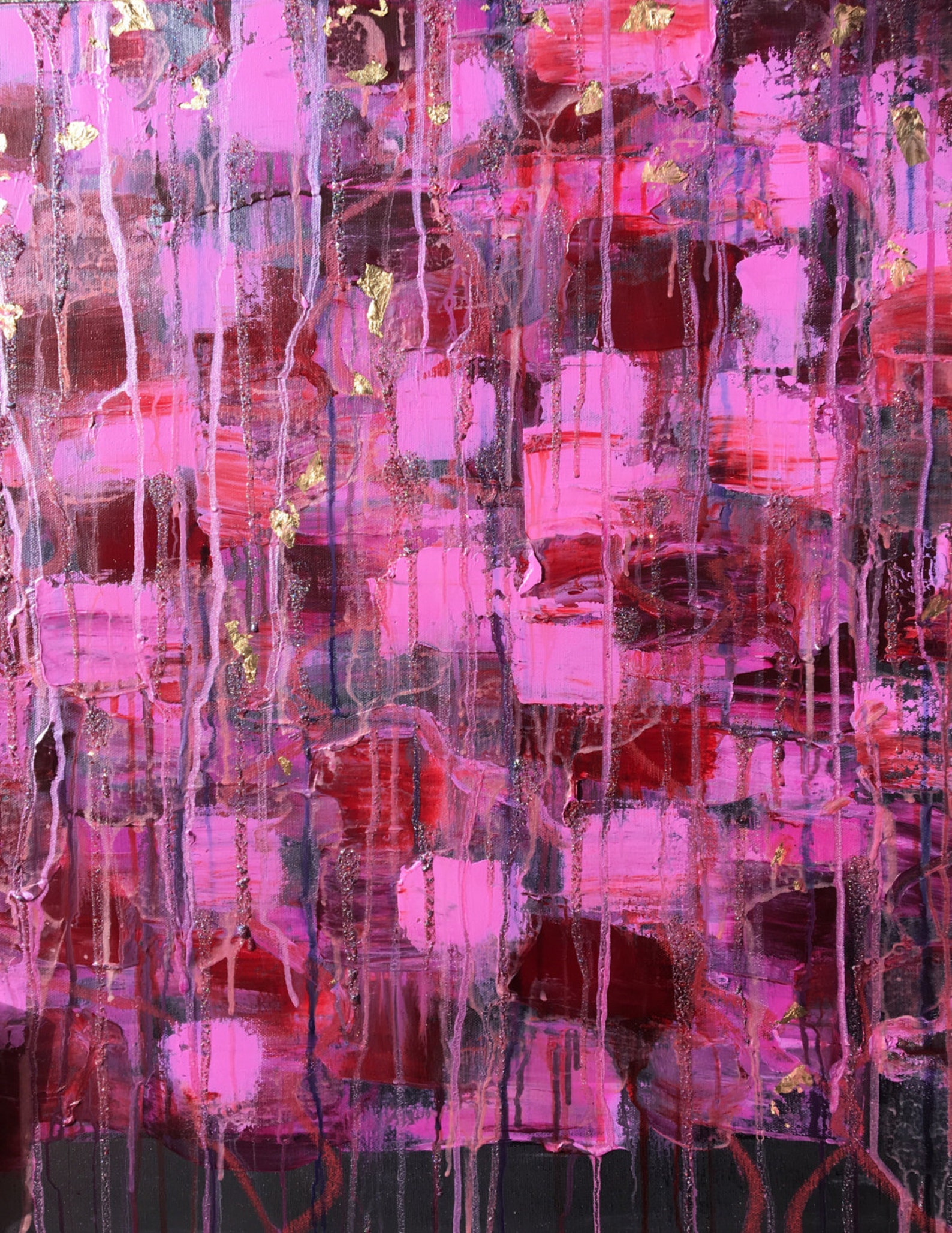 Terri Beautiful, Abstract, Original, Acrylic, Canvas, Painting, Wall ...