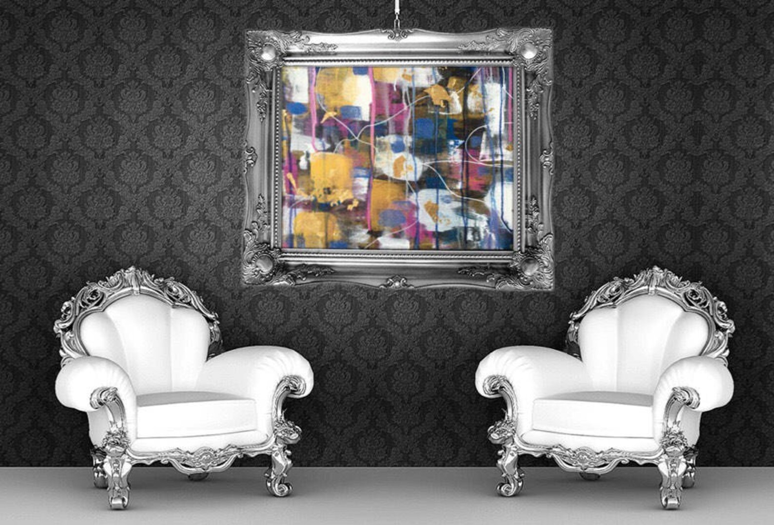 Elise Beautiful Abstract Original Acrylic Painting - Etsy