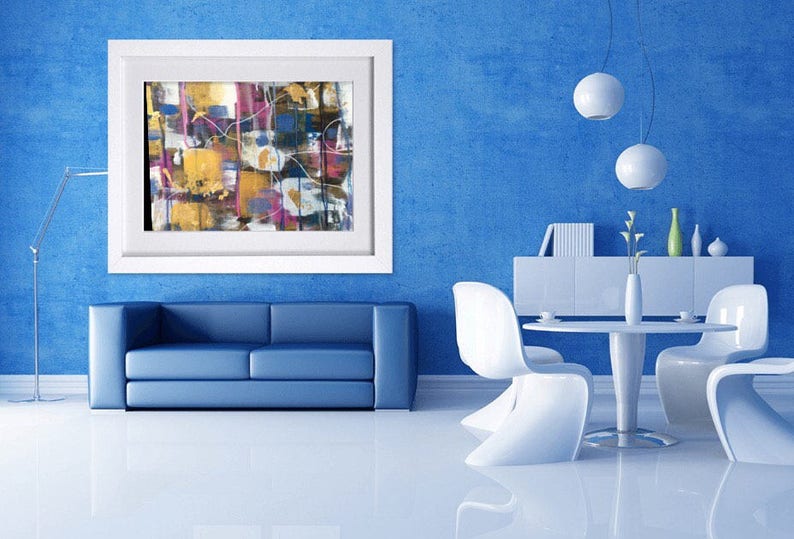 Elise Beautiful Abstract Original Acrylic Painting - Etsy