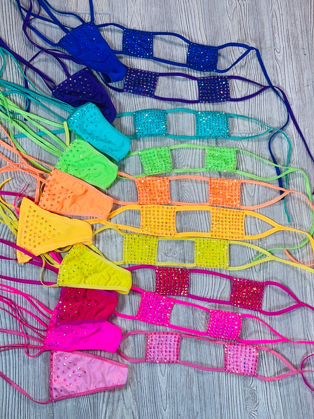 Square Nipple Cover Top With Slingshot - Etsy