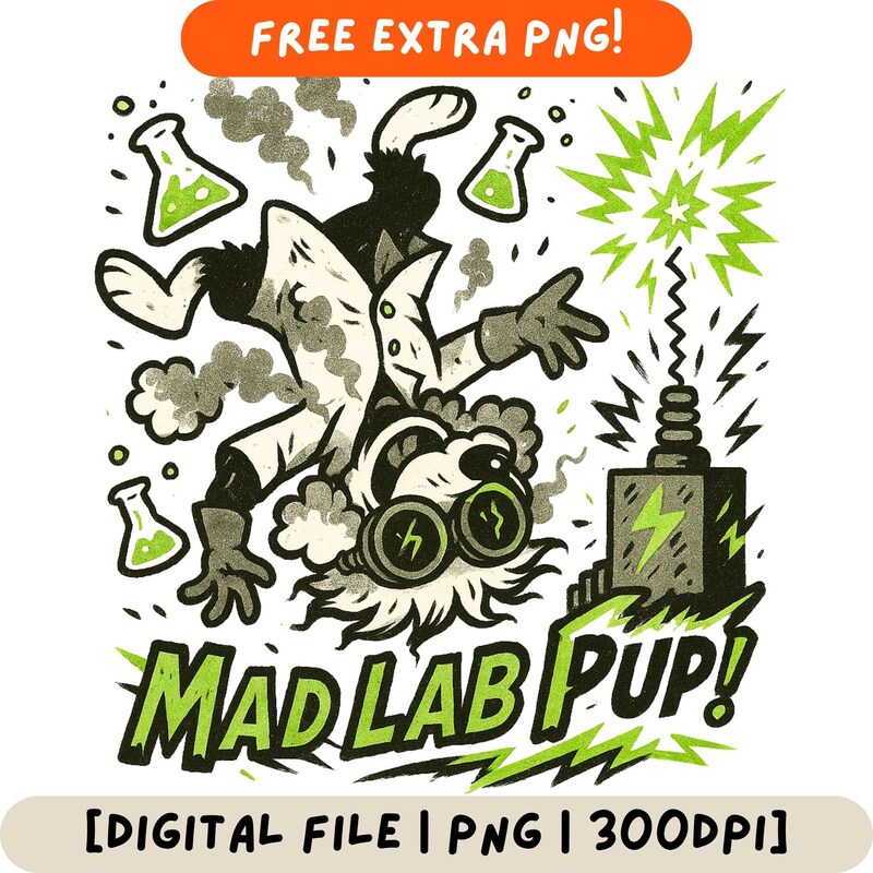 Mad Scientist Clipart - Etsy