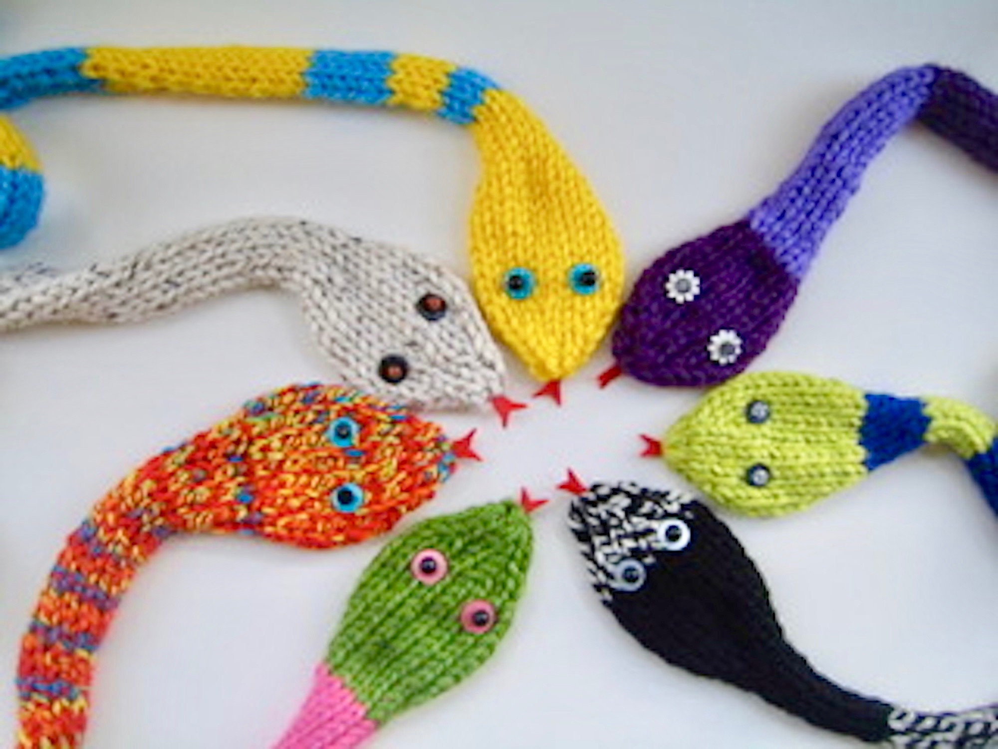 Slithery Snake Scarf Pattern, Funny Knitting Pattern, Instant Download ...