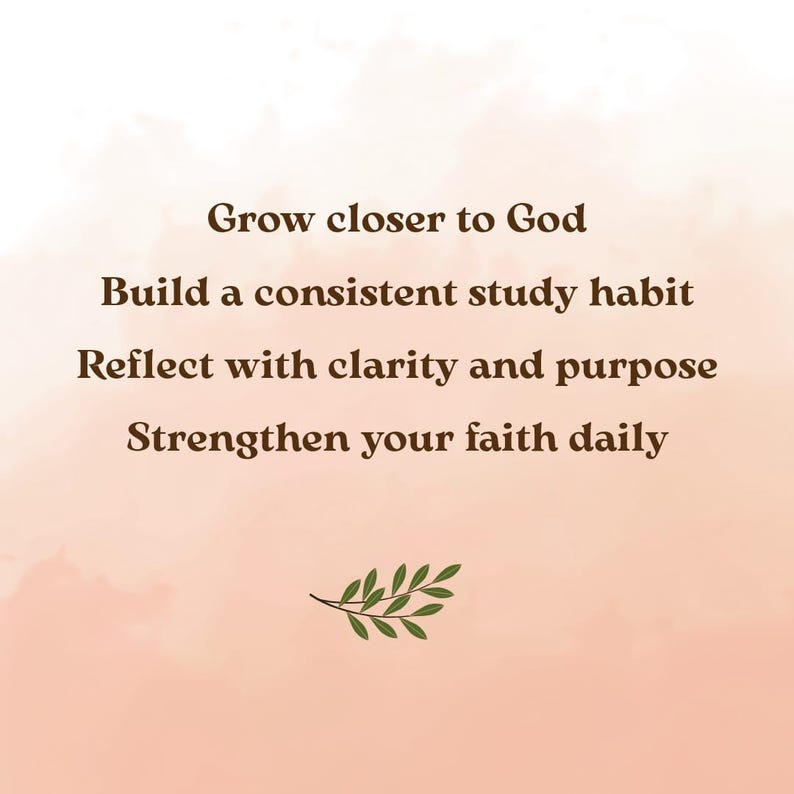 Deep Bible Study Journal Printable, Guided Prompts, Daily Scripture ...