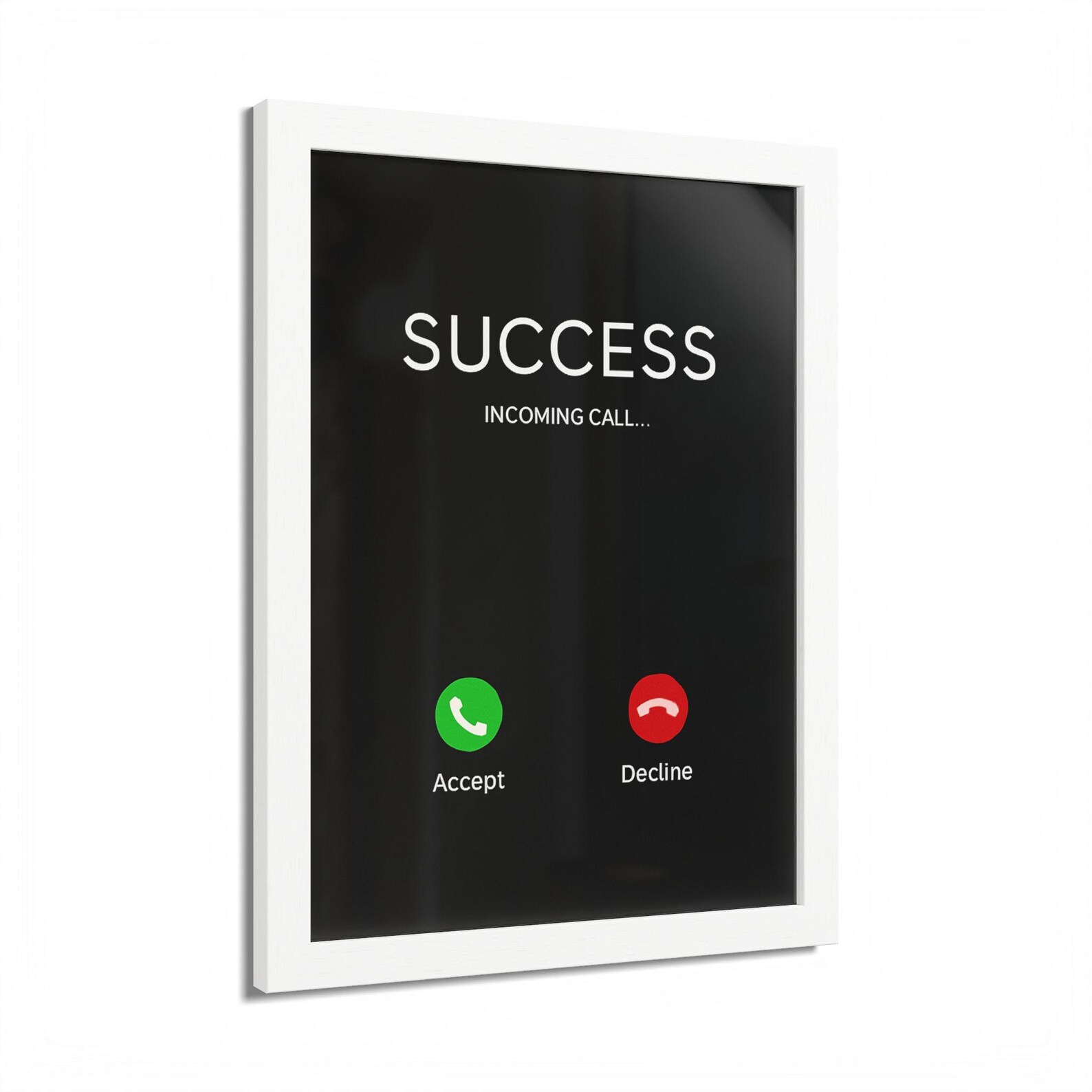 Success Incoming Call Framed Poster: Motivational Office Art - Etsy