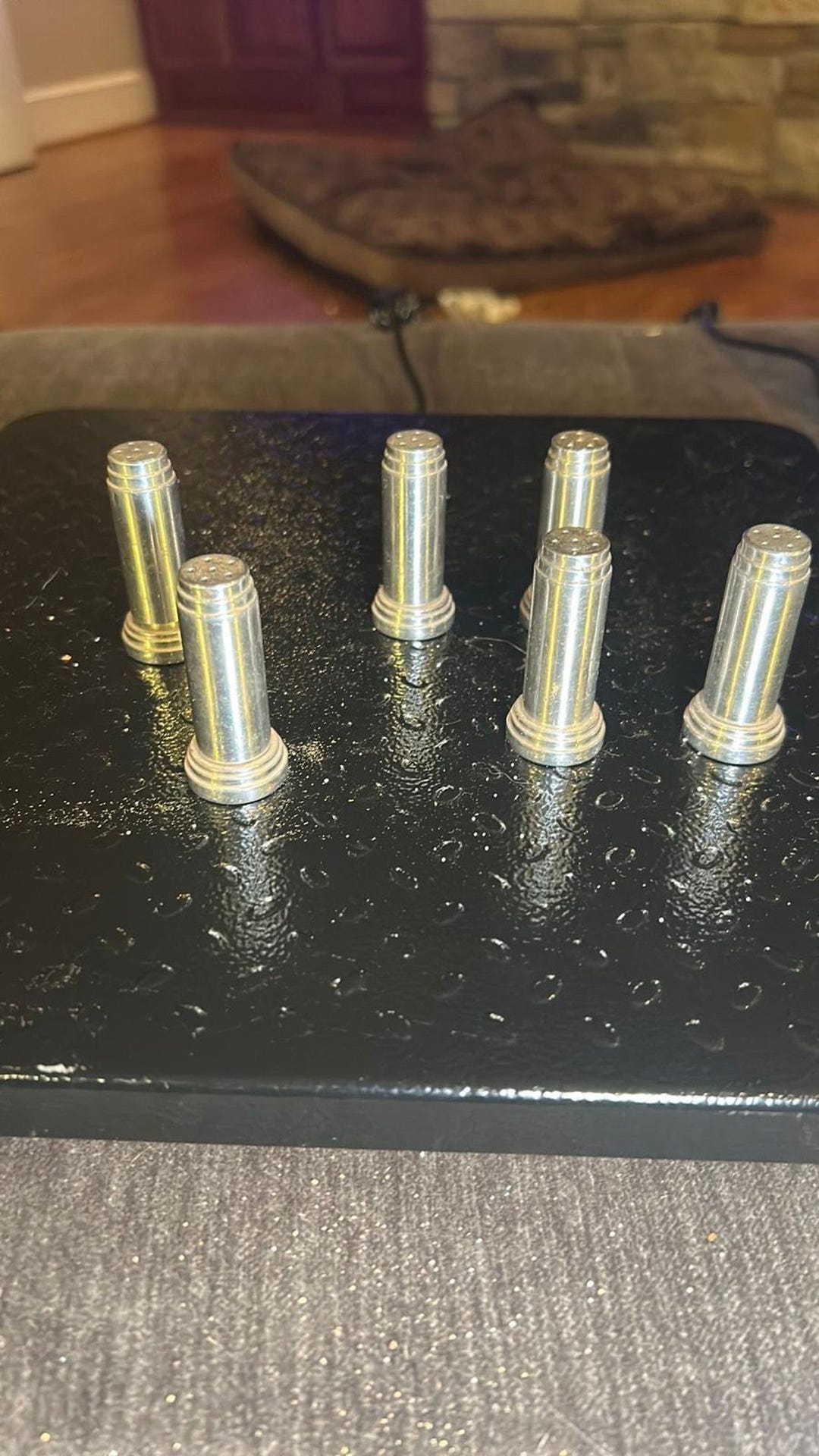 Vintage Chrome Bullet Salt & Pepper Shakers - Set of 2 - Etsy