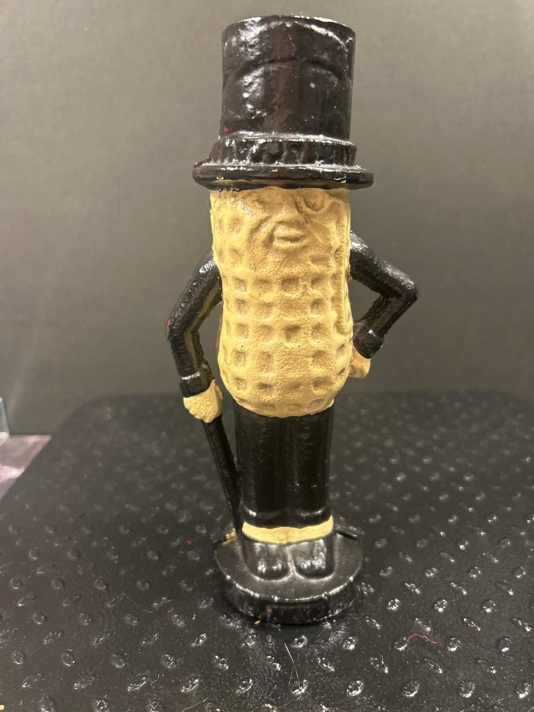 Mr Peanut Cast Iron Coin Bank - Etsy