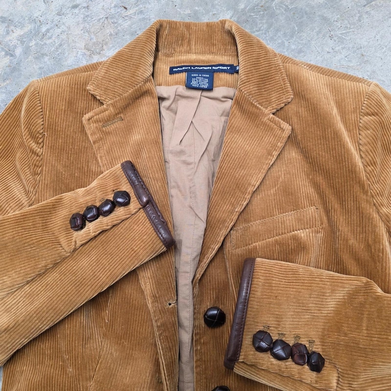 Corduroy Long Blazer - Etsy
