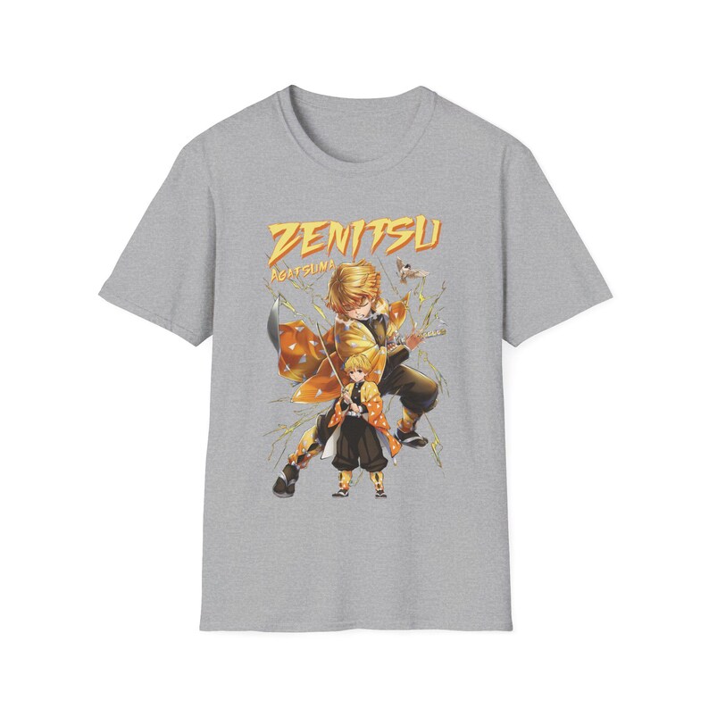 Anime Zenitsu Agatsuma Japanese Manga Shirt - Etsy
