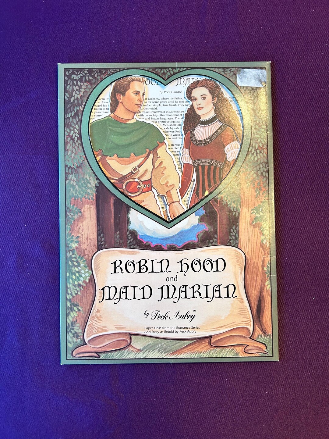 Vintage 1994 Peck Aubry Robin Hood and Maid Marian Paper Dolls - Etsy