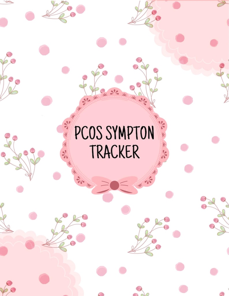 PCOS Symptom Tracker Printable | Hormone, Cycle, & Wellness Log ...