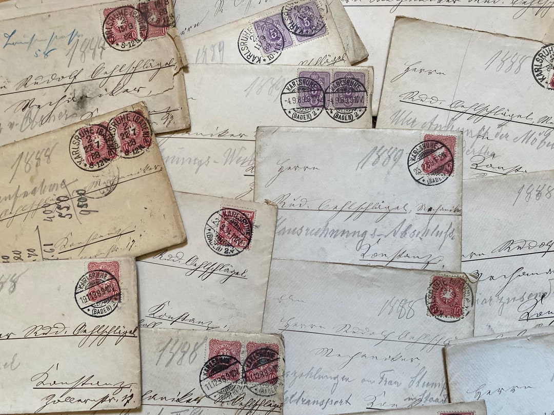 NEW STOCK Stunning Antique 1880’s Collection of German Letters With ...