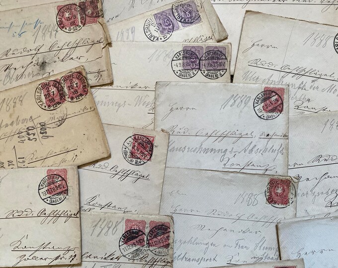 NEW STOCK Stunning Antique 1880’s Collection of German Letters With ...