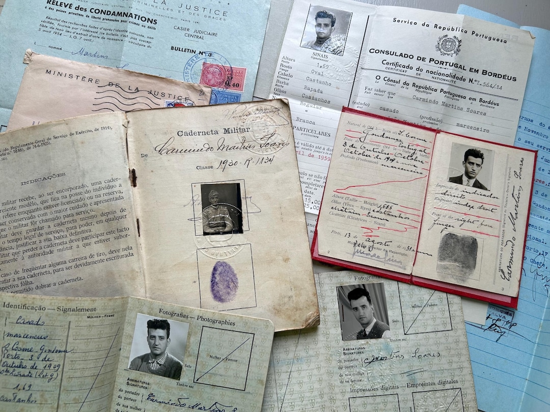 NEW STOCK Amazing Collection of Original Vintage Portuguese Dated 1920 ...