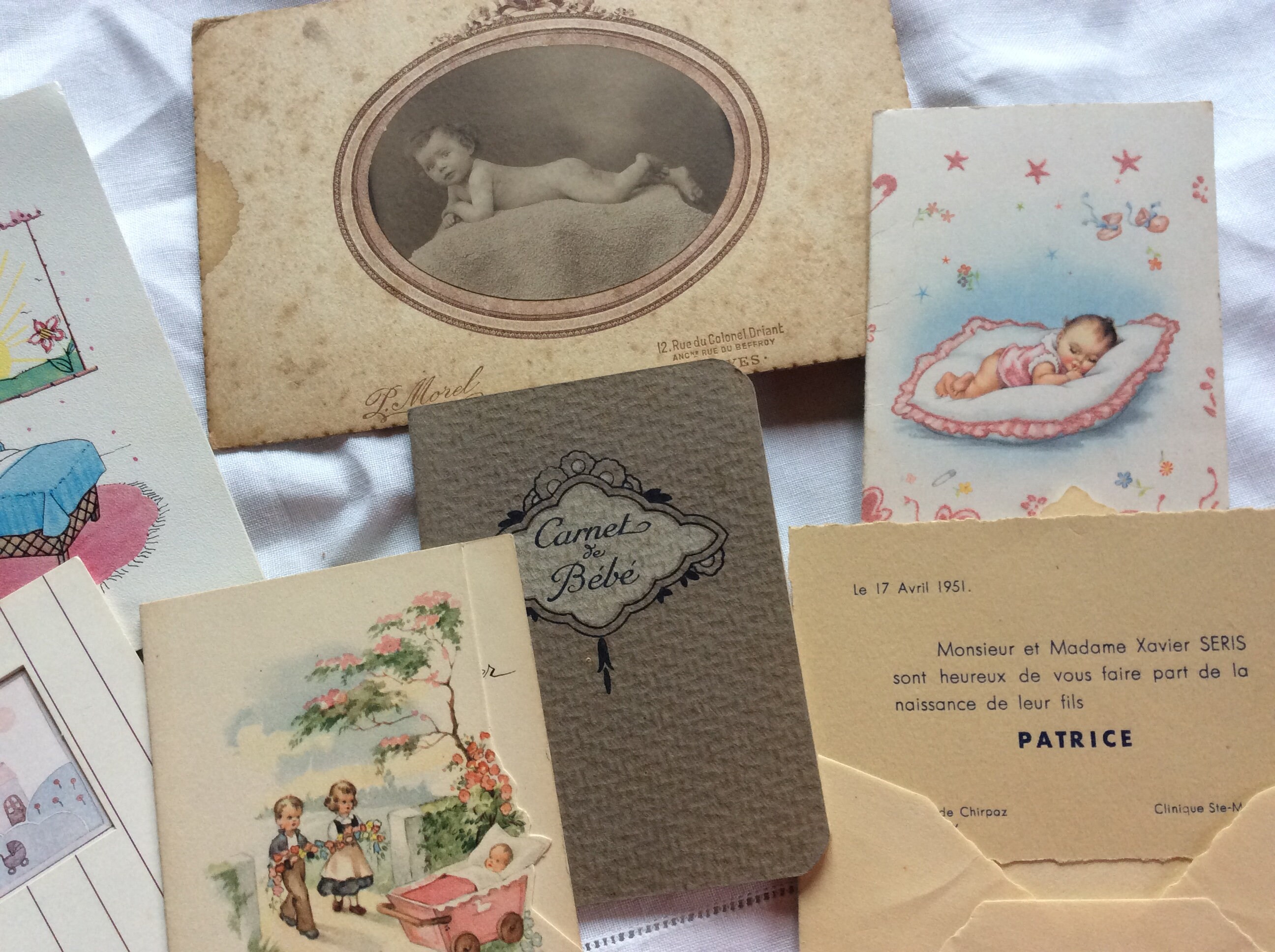 Lovely Collection of French Birth Baby Announcements Cards - Etsy