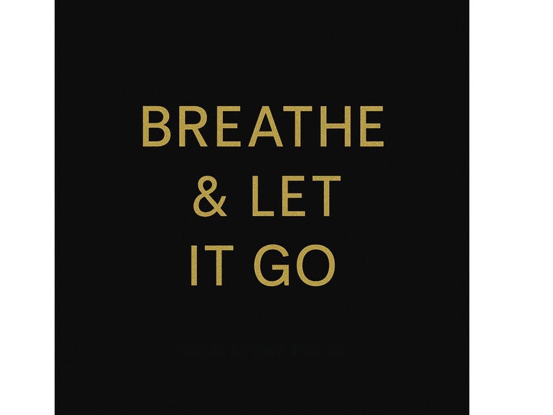 Black & Gold Motivational Wall Art: Mindful Luxe Decor (set of 3) - Etsy