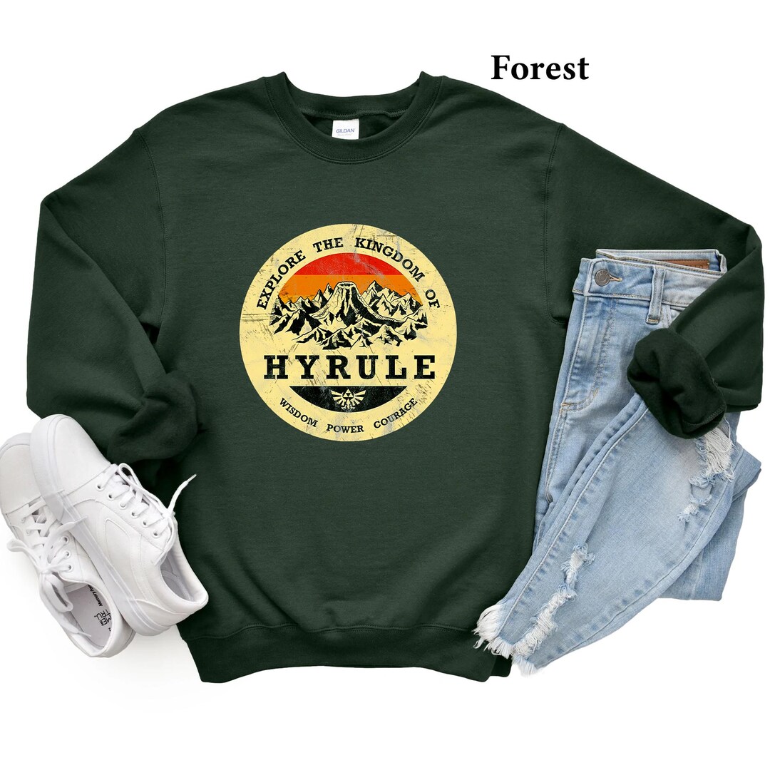Hyrule Vintage Sweatshirt,flora of Hyrule T-shirt, Hylian Shirt,tri ...