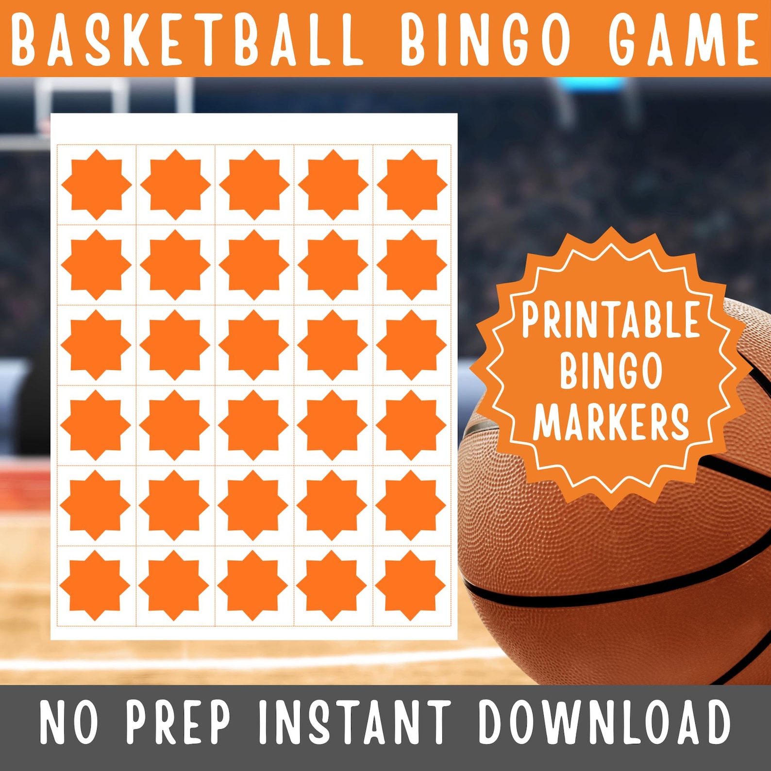 Basketball Bingo Game | Fun Sports Activity for Kids, Classroom, and ...