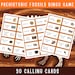 Prehistoric Fossils Bingo Game | Dinosaur Fossils Printable Activity ...