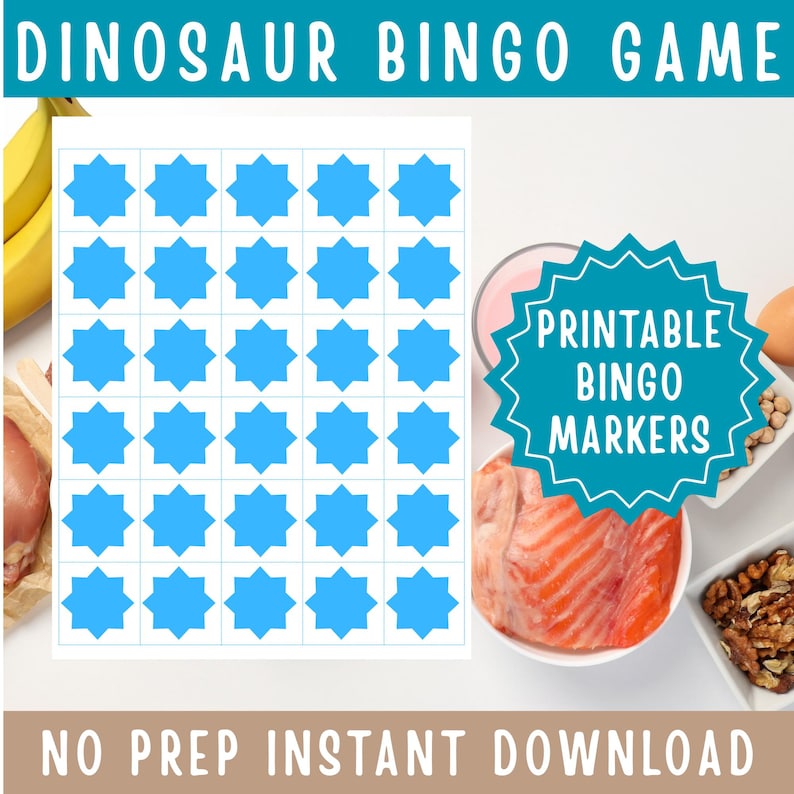 Nutrition Bingo Game Printable Healthy Foods Activity for Kids ...