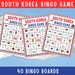 South Korea Bingo Game – A Fun, Educational, and Culture-filled ...