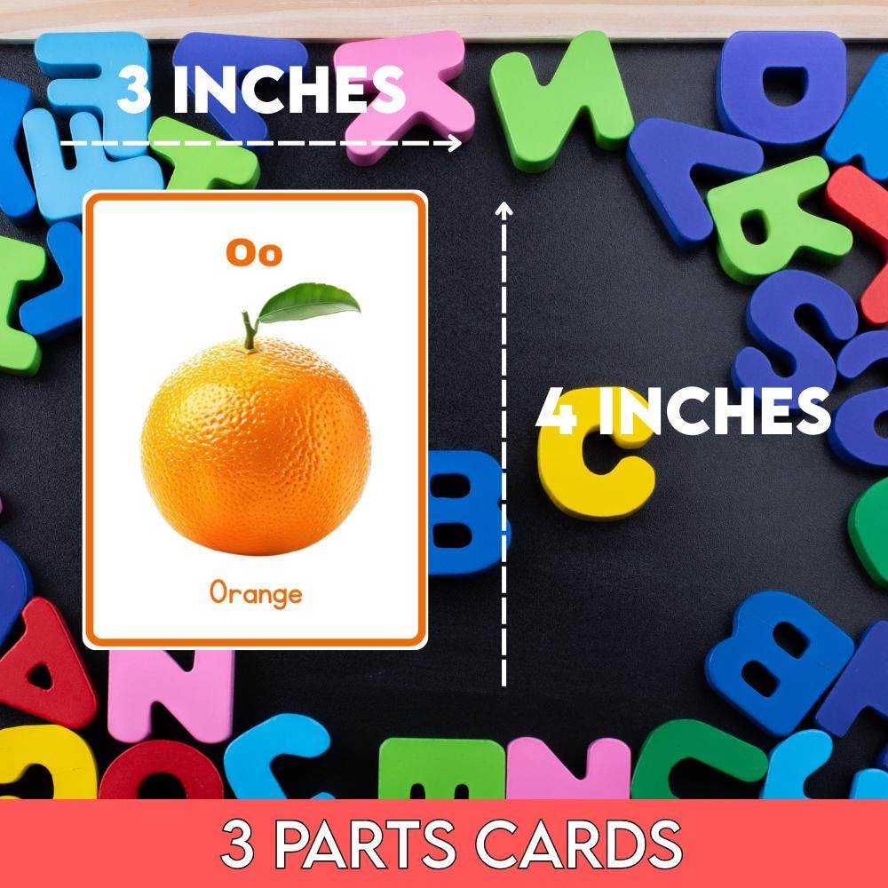 26 ABC Flashcards Printable Alphabet Cards for Kids Preschool ...