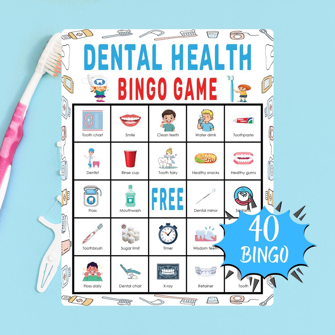 Dental Health Bingo Game | Teeth Care Printable Bingo for Kids ...