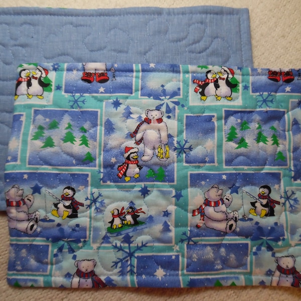 Penguin Mug Rug - Etsy